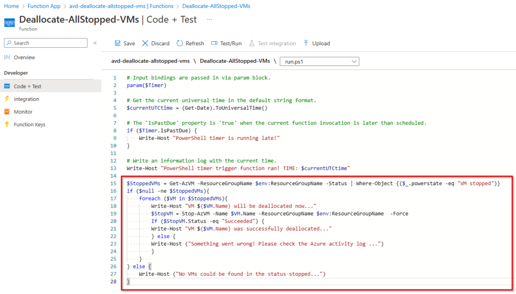 Azure Virtual Desktop x Shutdown and deallocate Session host at logoff ...